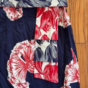 Anthropologie | Dresses | Ruth Red White Blue Mini Dress Japanese Style ...